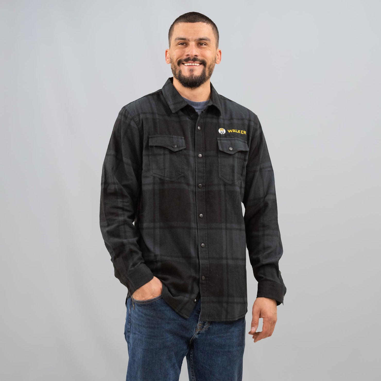 Snap Front Flannel – Walker Ware