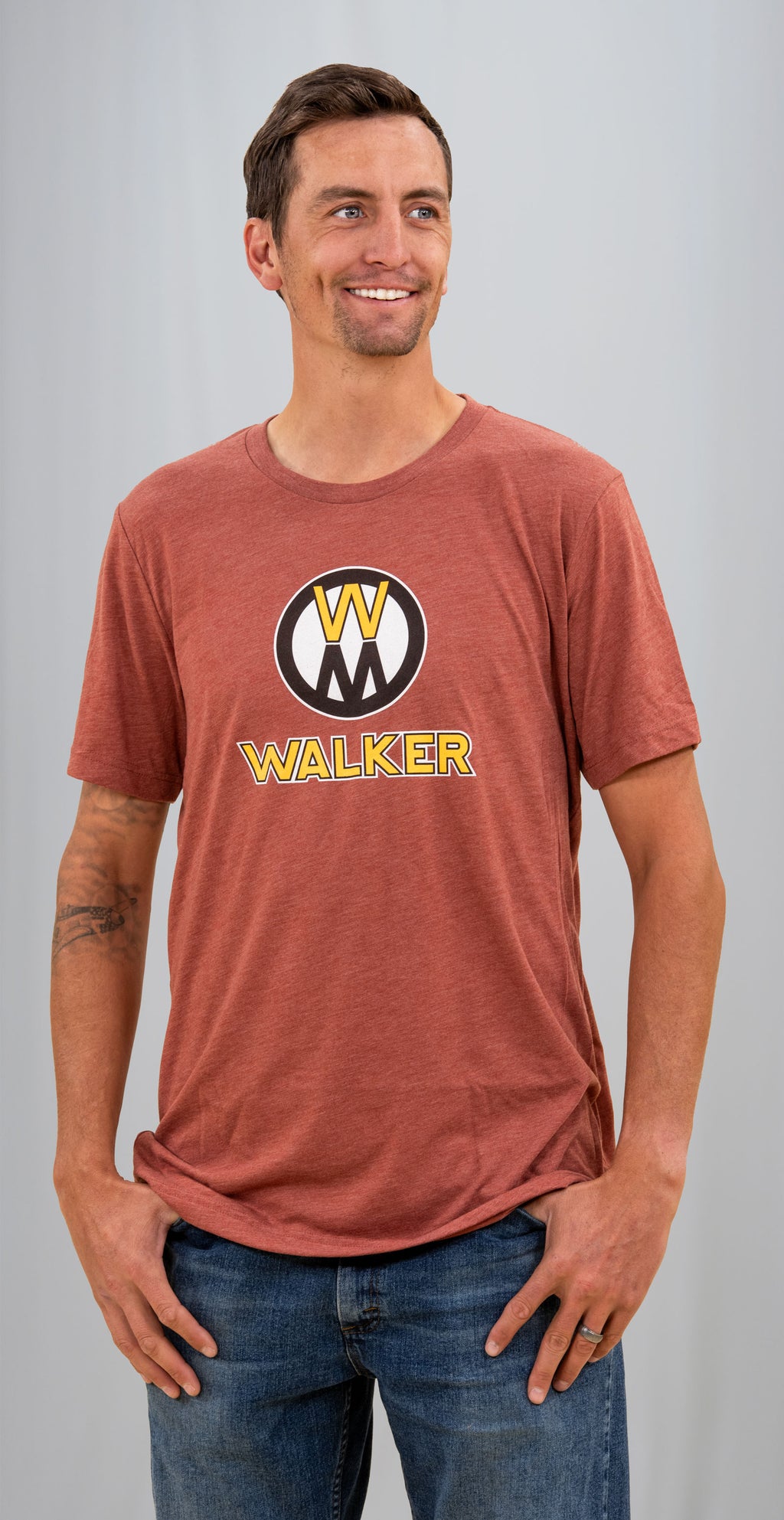 Clay Triblend Logo Tee – Walker Ware