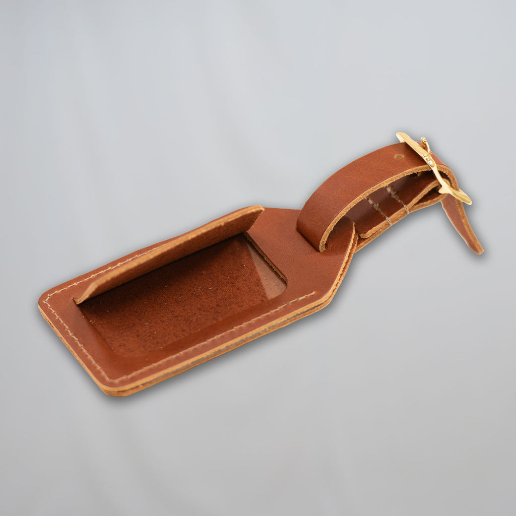 Brown Luggage Tag – Walker Ware