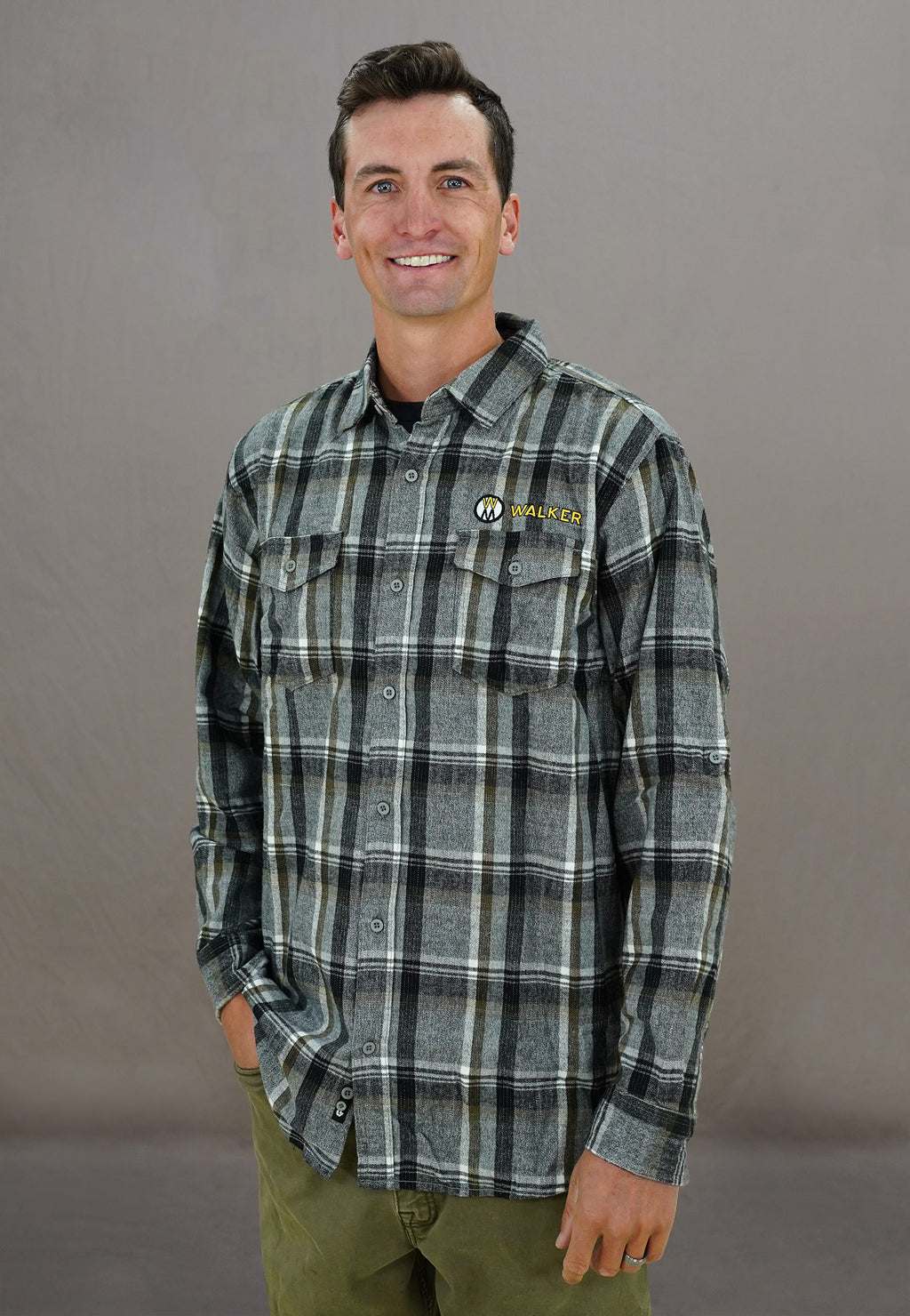 Grey Olive Flannel – Walker Ware